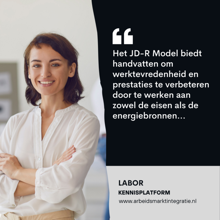 Het Job Demand-Resources Model (Bakker, Demerouti, 2007)